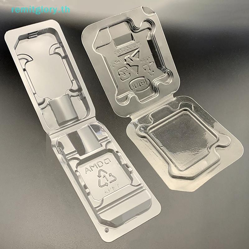 Remitglory 10pcs CPU Clamshell ถาดกล่อง AMD กรณีผู้ถือสําหรับ AMD AM2 ...