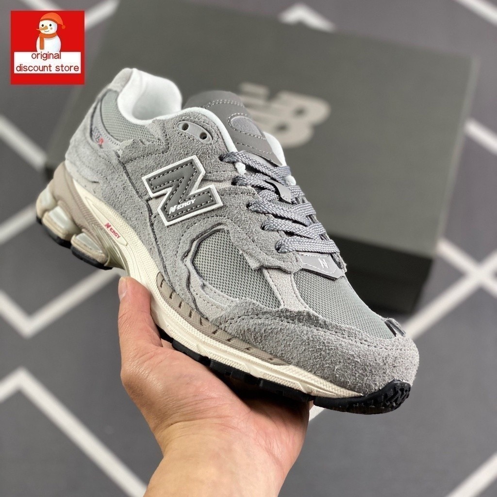 พร้อมสต็อก NB 2002r low top vintage ระบายอากาศได้ดีสบายรองเท้าวิ่งกีฬา ...