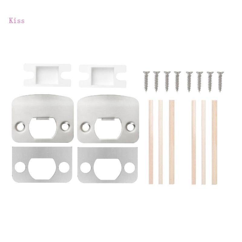 Kiss Professional ชุดซ่อมล็อคประตู Stainless Steel Strikes Plate Shims ...