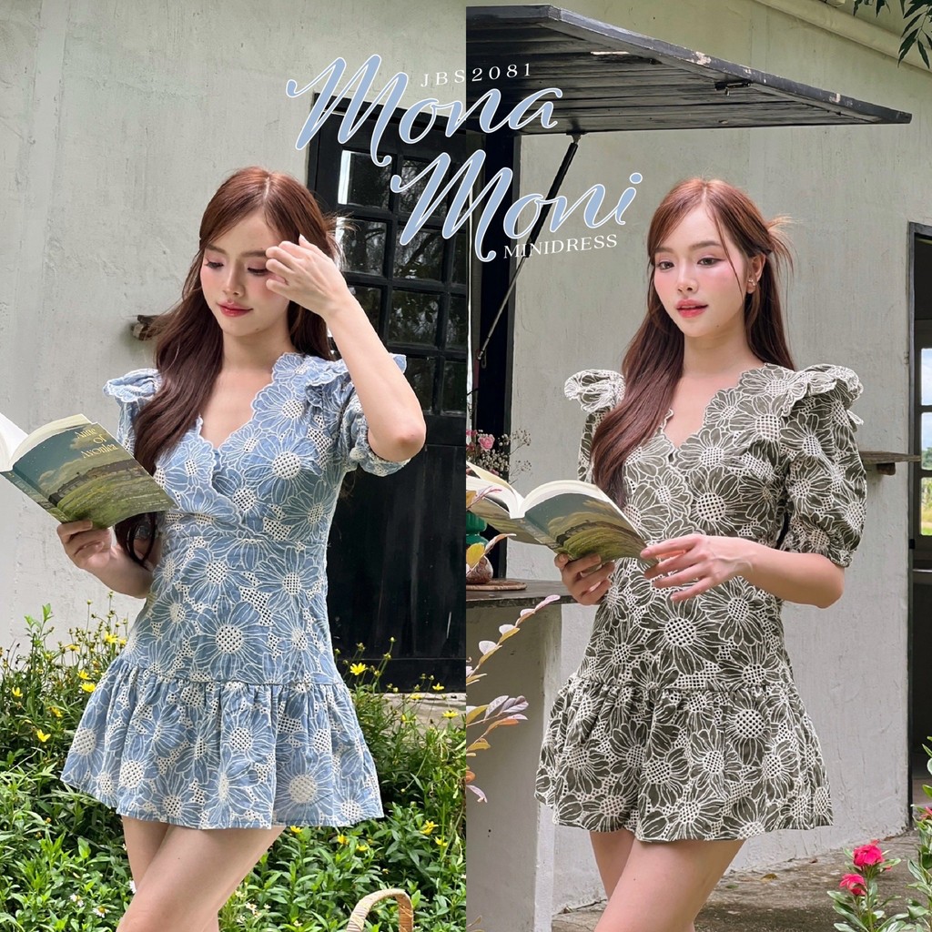 #JBS2081 Mona Moni Minidress | Shopee Thailand
