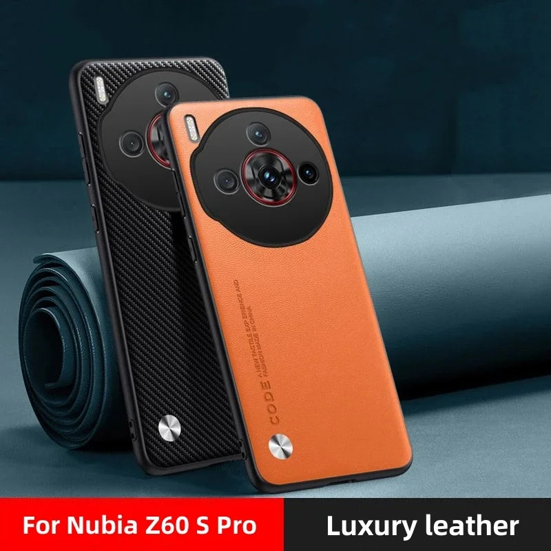 Nubia Z60 Ultra Z50S Z40S Pro กรณีธรรมดาหนัง PU ซิลิโคน TPU สําหรับ Nubia Z60 Ultra กันกระแทก ...