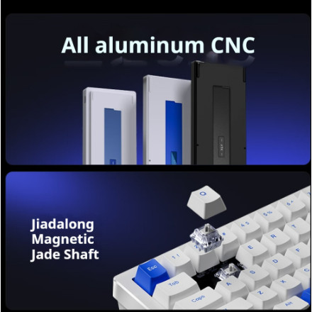 ATK GEAR ATK68 V2 Aluminum lump low latency customized magnetic switch ...