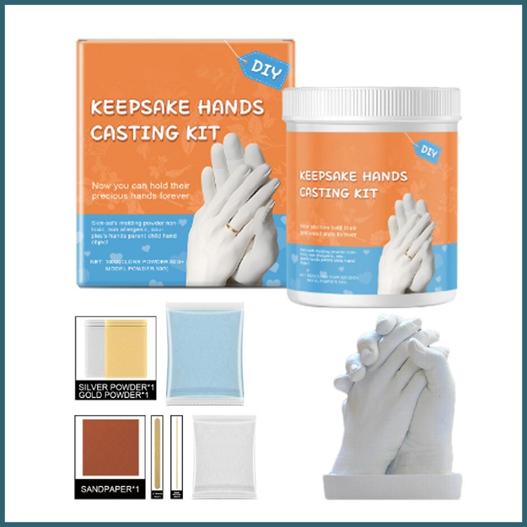 Hand Modeling Kit คู่ Hand Molding Kit Skin Friendly Molding Powder ...