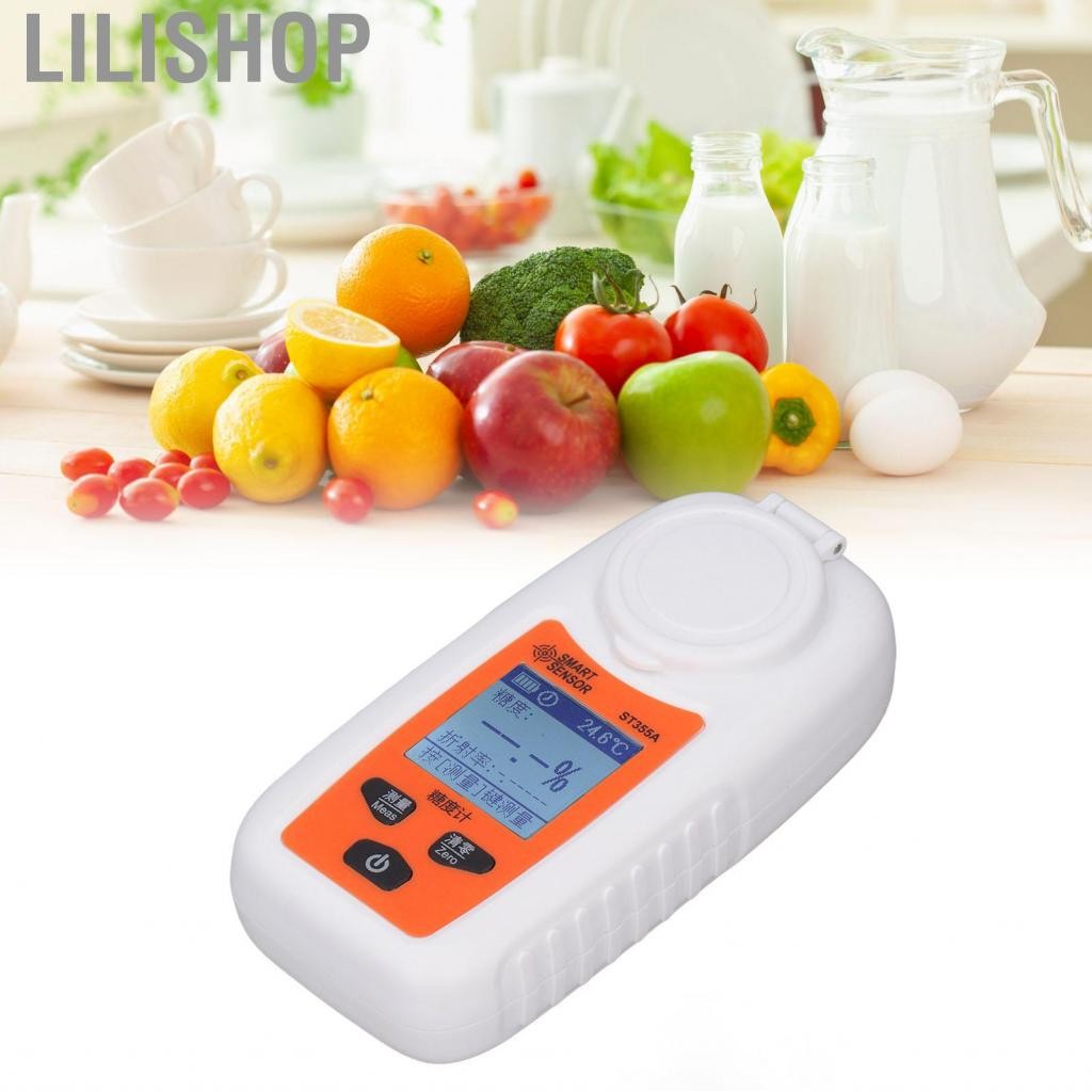Lilishop Digital Brix Tester น้ำหนักเบา 0-55% ช่วงการวัดใช้งานง่าย ...