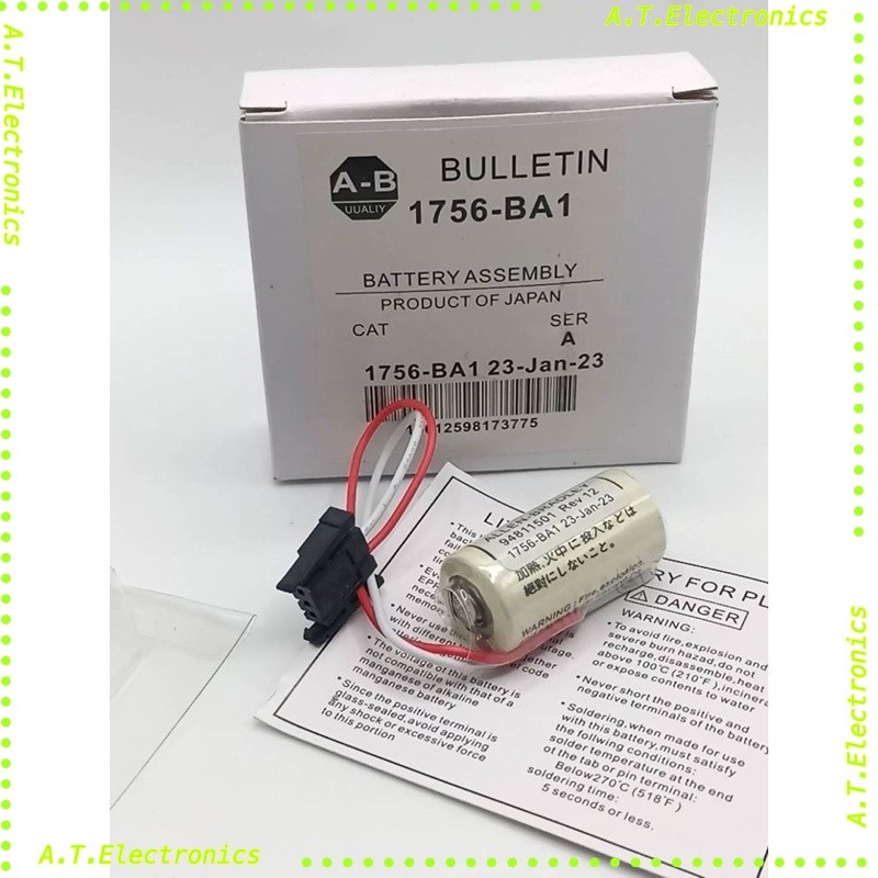 งานใหม่ ใหม่ Allen Bradley 1756-BA1 1756-BA1 ของแท้แบตเตอรี่ลิเธียม 3V ...