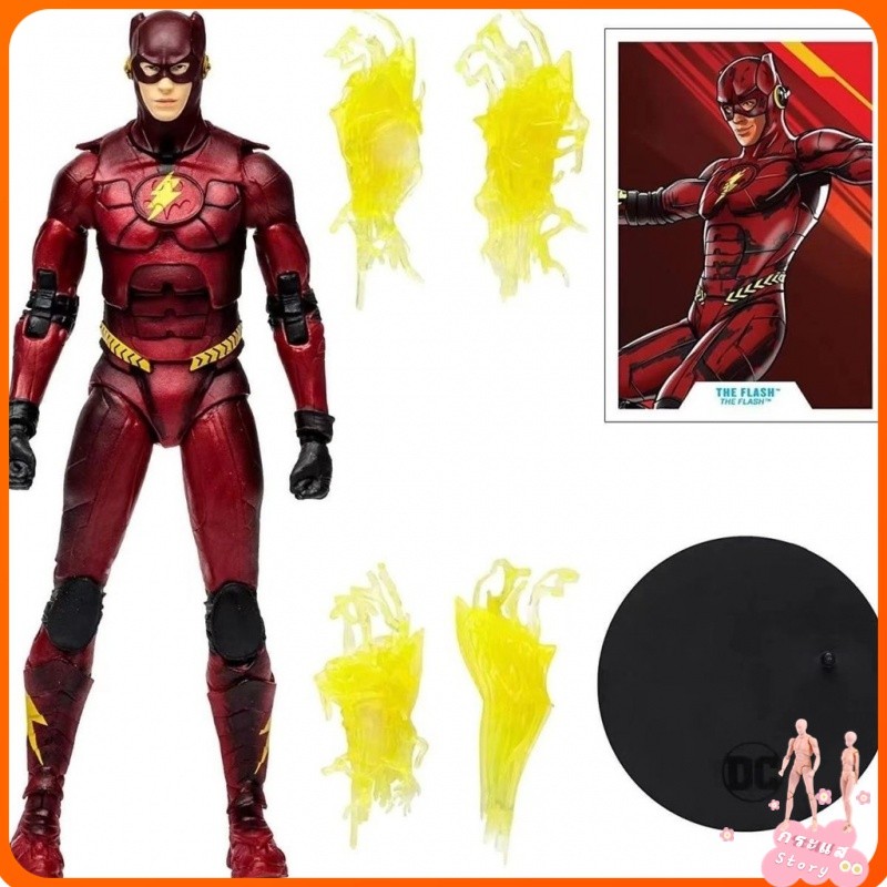 -McFarlane 2023 Armor Flash Black Flash DC ภาพยนตร์ข้อต่อตุ๊กตาเคลื่อน ...