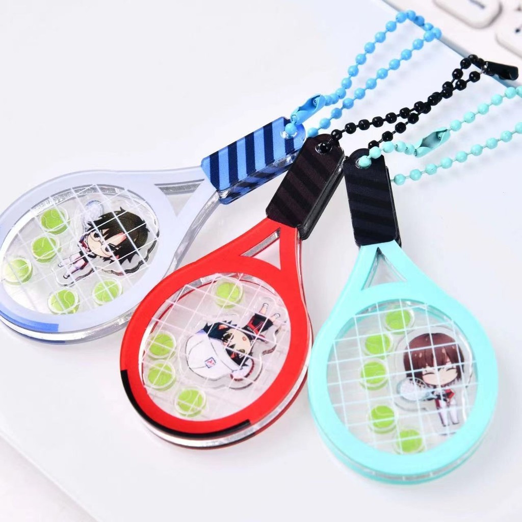 Prince of Tennis Ryoma Echizen อะนิเมะพวงกุญแจผู้หญิง Racquet Shake อะ ...