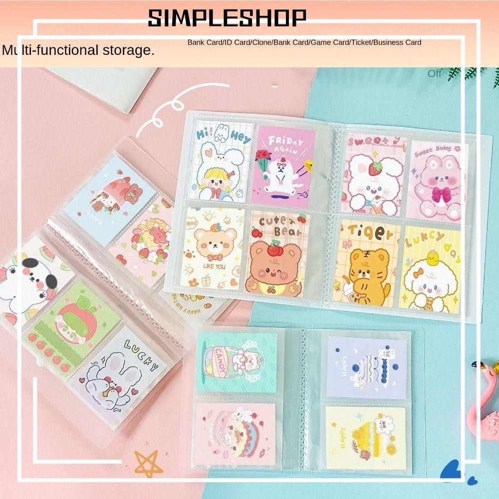 SIMPLESHOP PP Collect Book, อัลบั้มภาพโปร่งใสคั่นระหว่างหน้าฝ้า DIY, คุณภาพสูง 3 นิ้วหลายกระเป๋า ...