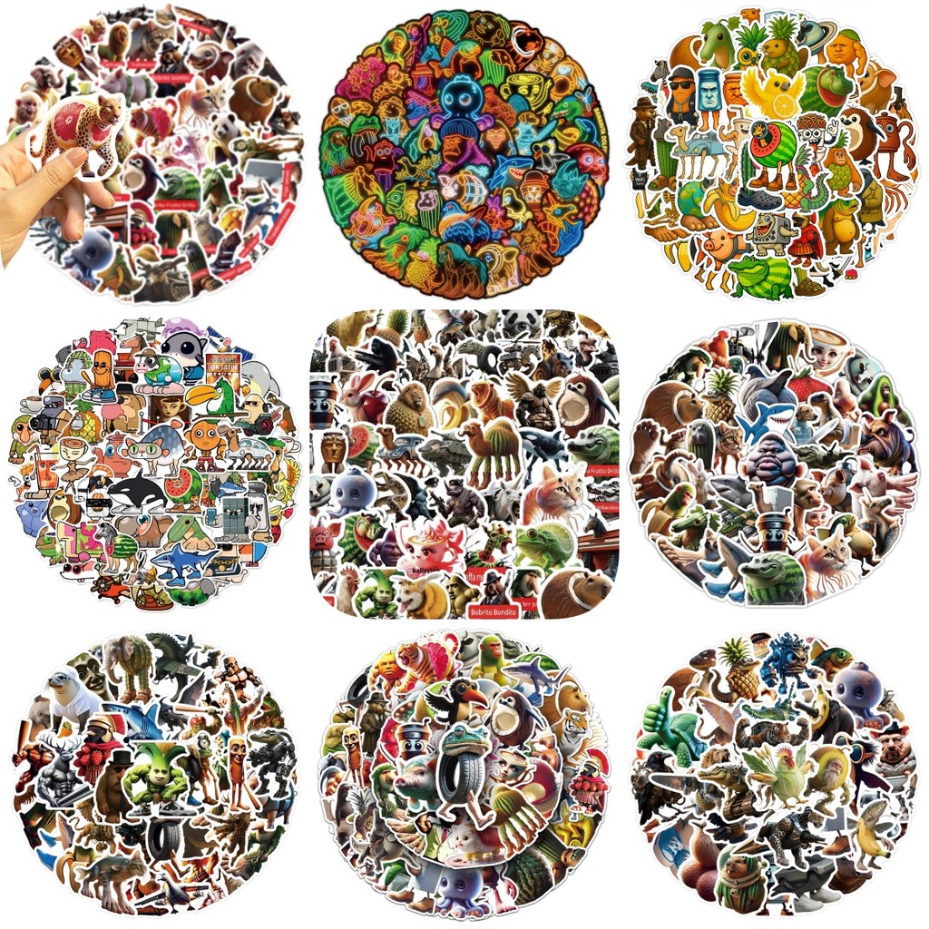 Whimsical Shan Hai Jing Mythical Creature Stickers - ชุดฉบับต่างประเทศ ...