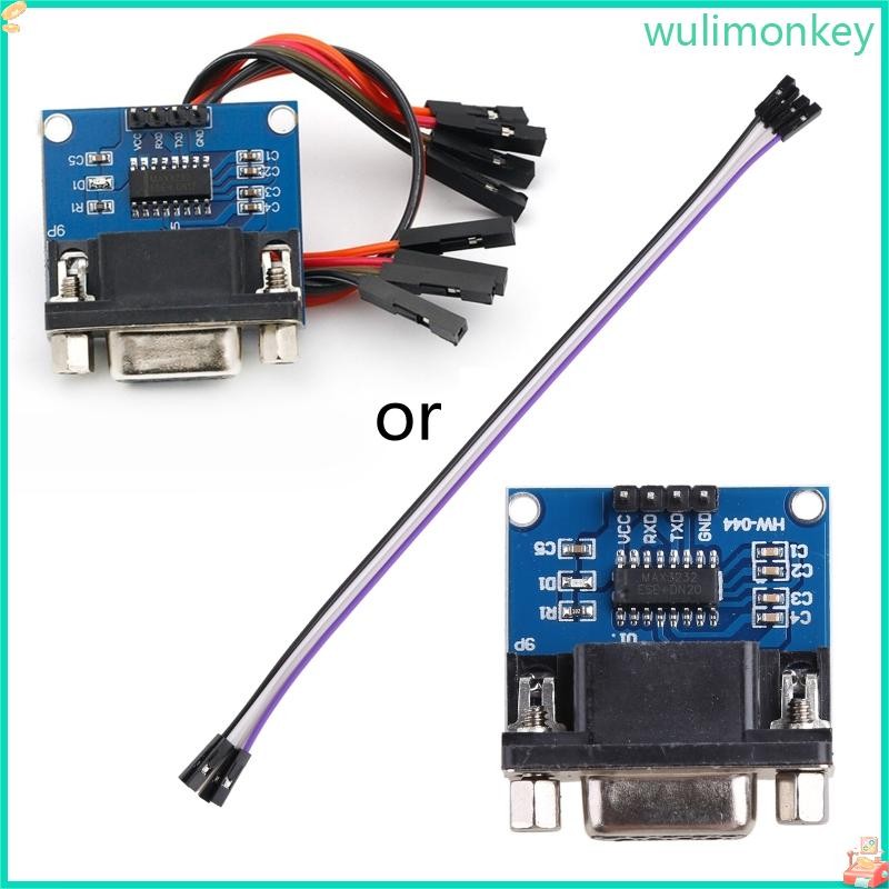 WU MAX3232 RS232 เป็นโมดูลแปลงพอร์ตอนุกรม TTL MAX232 ขั้วต่อ DB9 | Shopee Thailand