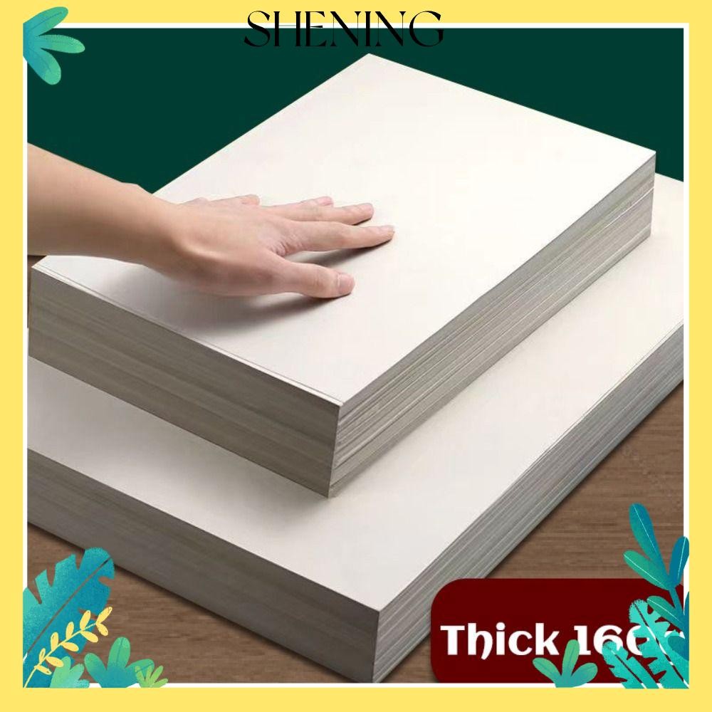 SHENING 50 แผ่นกระดาษร่าง, Thicken 4K/A3/8K/A4/16K กระดาษภาพวาด, Professional Art เฉพาะวาด ...