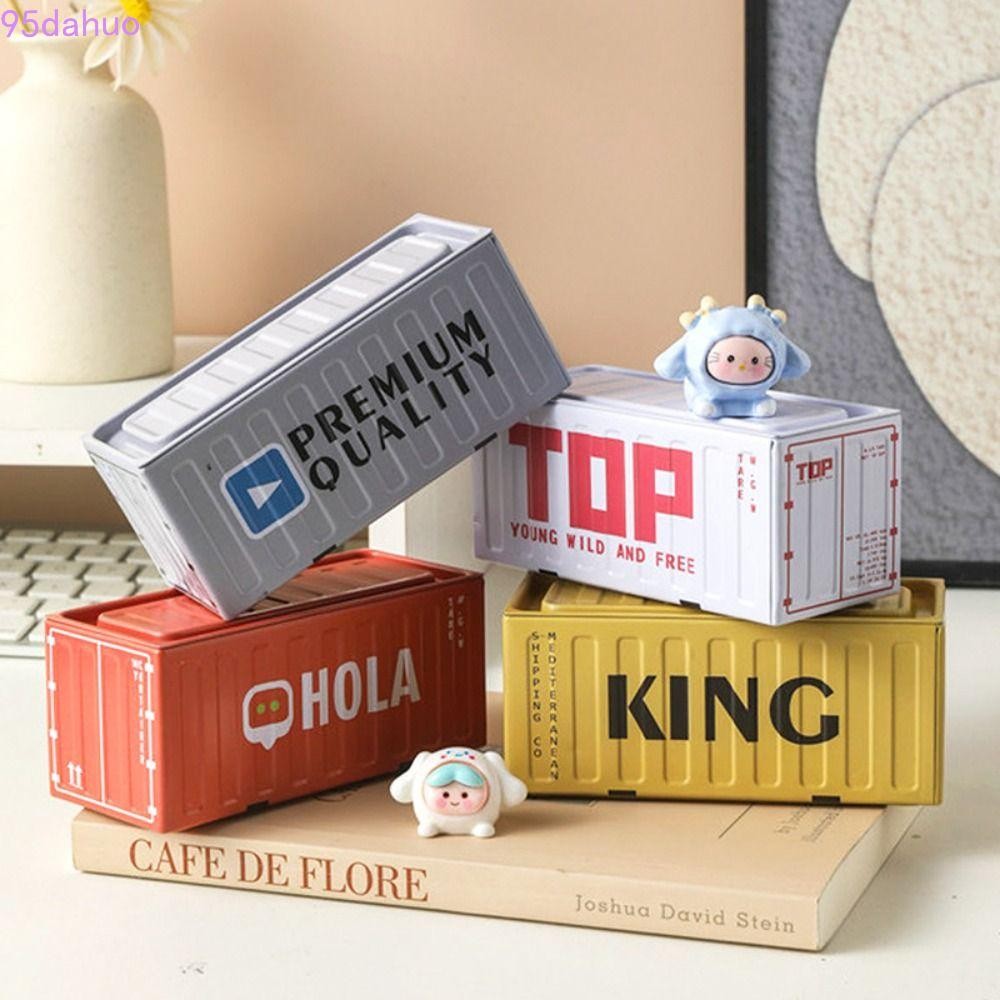 DAHUO Popmart Display Box, Retro Industrial Style Desktop Organizer Pop Mart Particle Storage ...