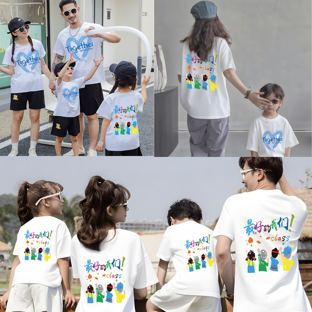 🔥พร้อมส่ง&COD🔥RINA STUDIO เสื้อยืด ชุดครอบครัว เสื้อผ้าพ่อแม่ลูกระดับไฮเอนด์,เสื้อผ้าฤดูร้อน ...