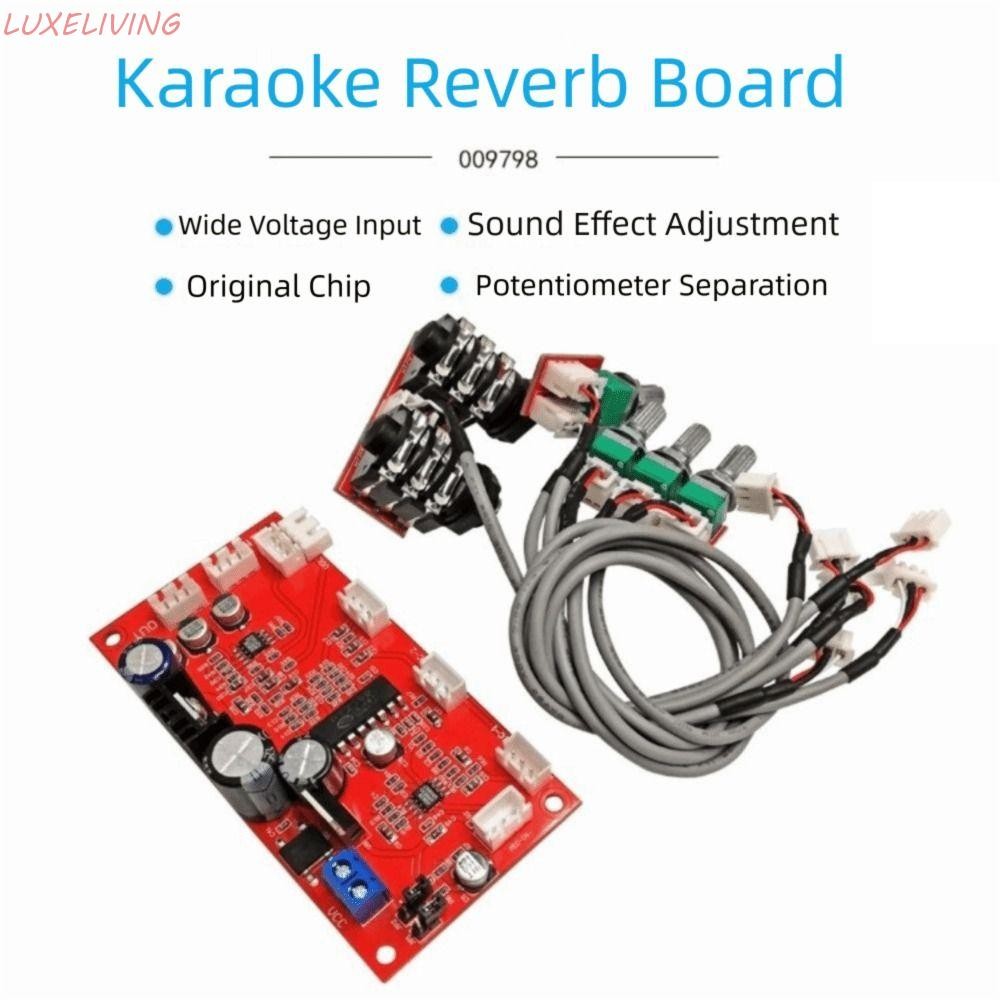 LUXELIVING Reverb Board, AC/DC แหล่งจ่ายไฟ Pre-amplification Effect ...