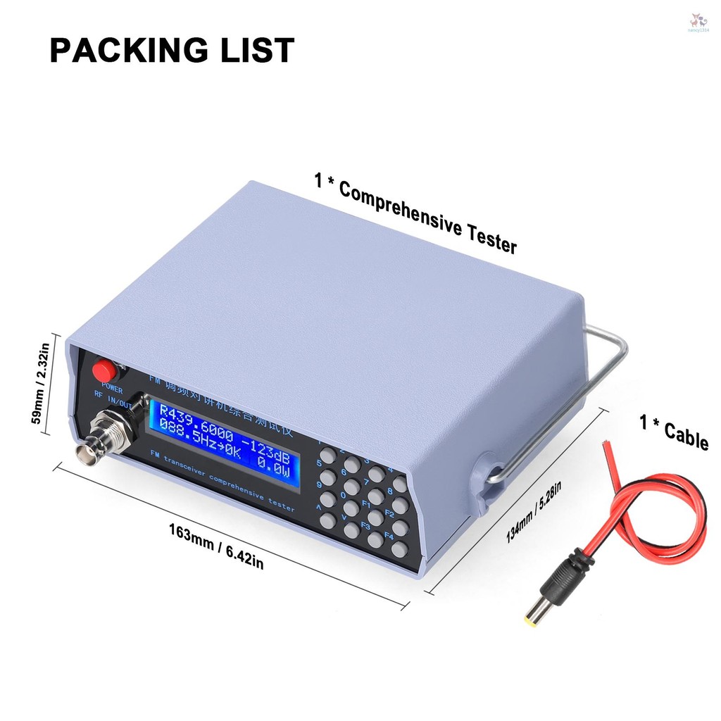 เครื่องกําเนิดสัญญาณที่ครอบคลุมความถี่ Modulation Transceiver Tester ...