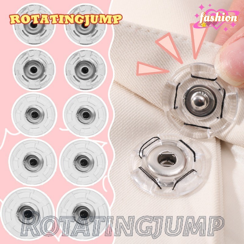 [ Fashion ]Clear Snap Fasteners 15-25mm | ปุ่มซ่อนที่มองไม่เห็นสําหรับ ...