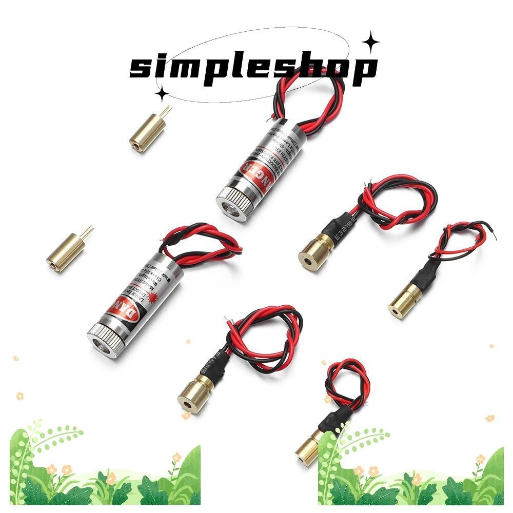 Simple Point/Line Laser 650nm 5mW เลเซอร์ปรับไดโอดโมดูลหัวเลเซอร์ | Shopee Thailand