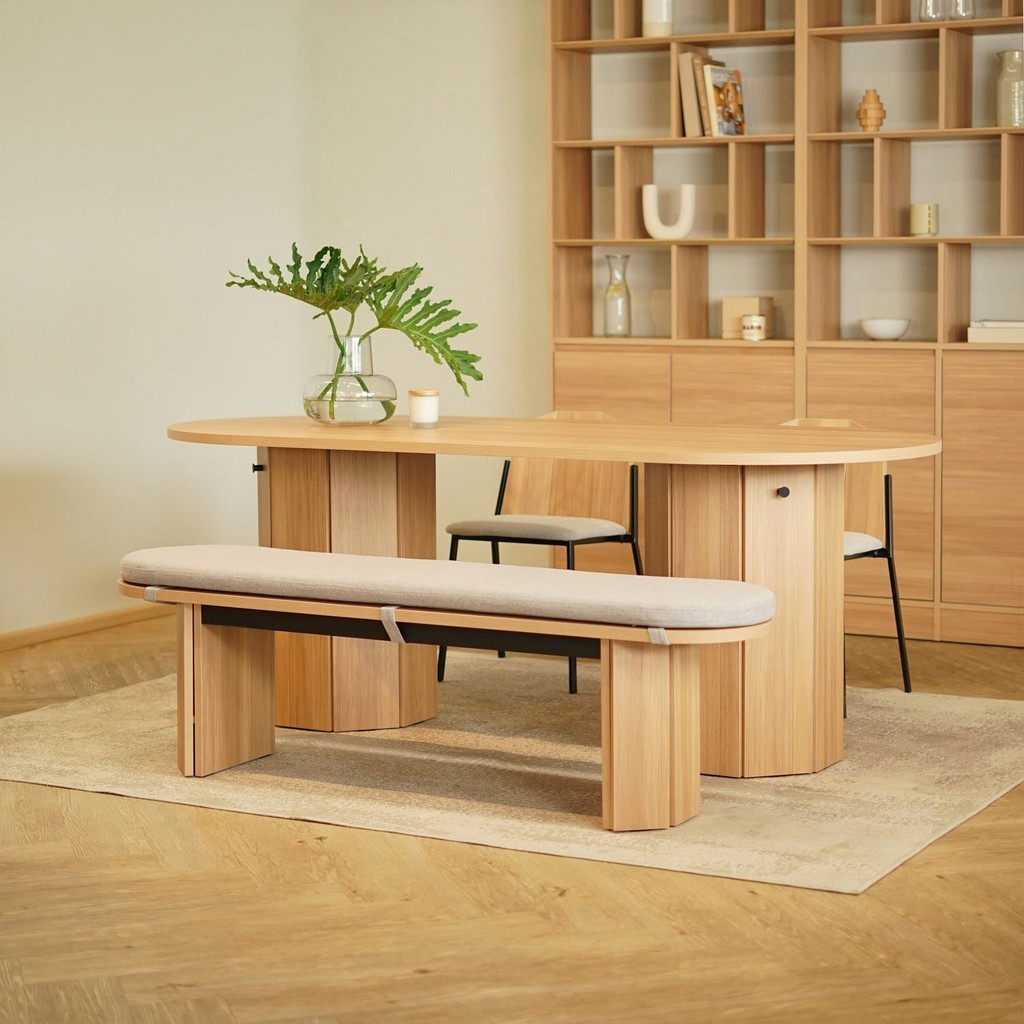 HARV โต๊ะกินข้าว BOLE Dining Table W200xD90xH75 T201 | Shopee Thailand