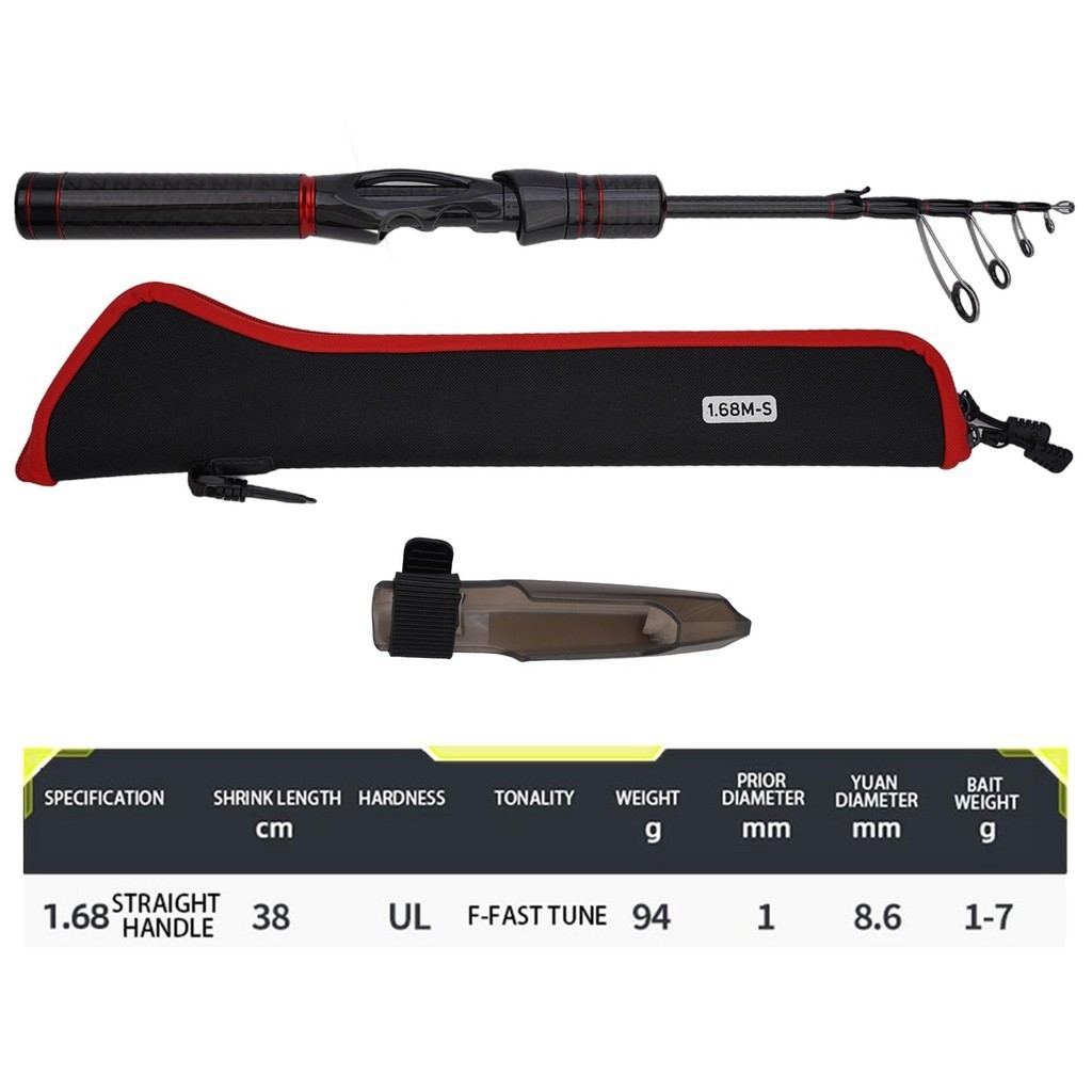 【Anna】Fuji fish 2nd generation tinplate carbon fiber fishing rod ...