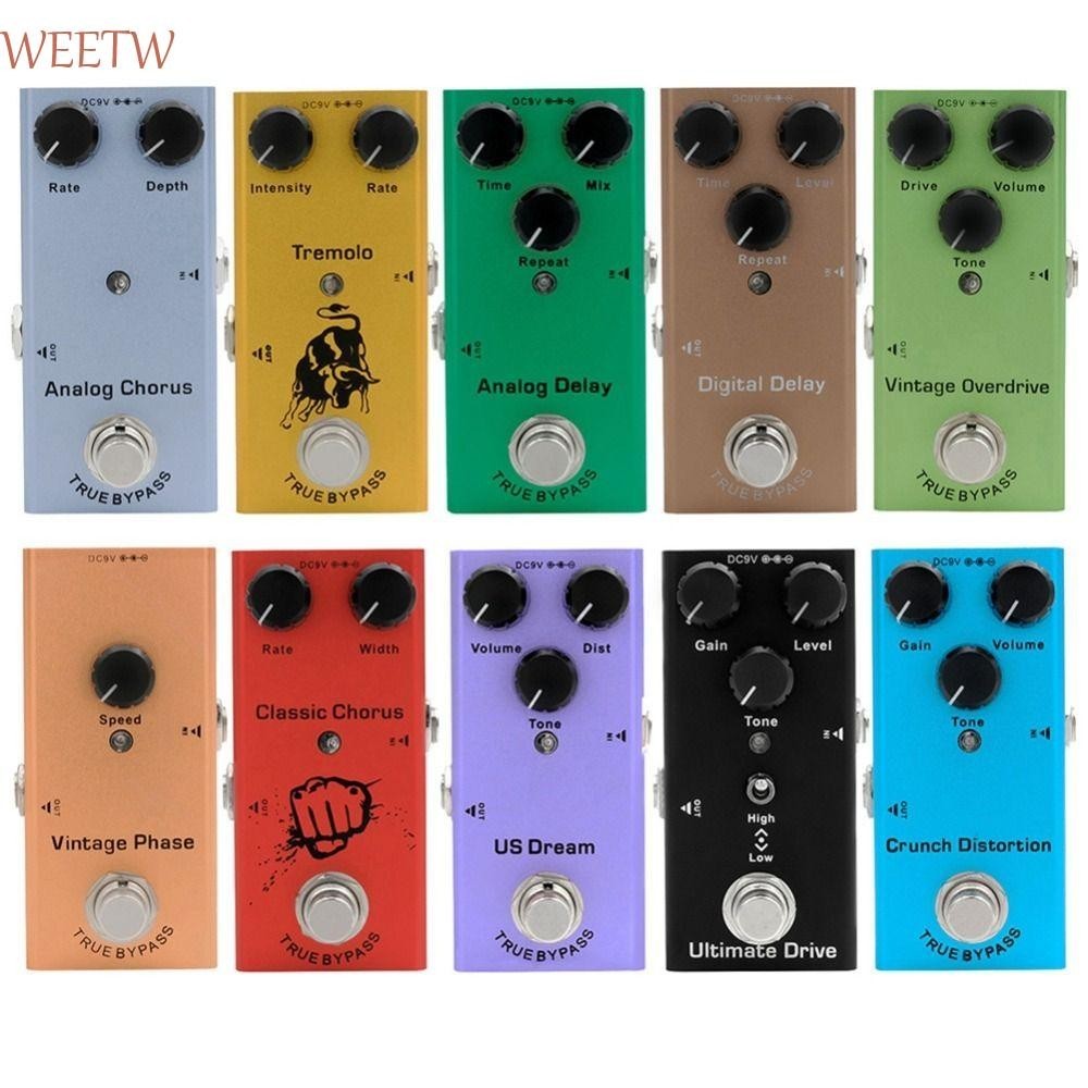 เอฟเฟกต์กีตาร์ไฟฟ้า WEEKW, Analog Chorus Digital Delay Multi Effects ...