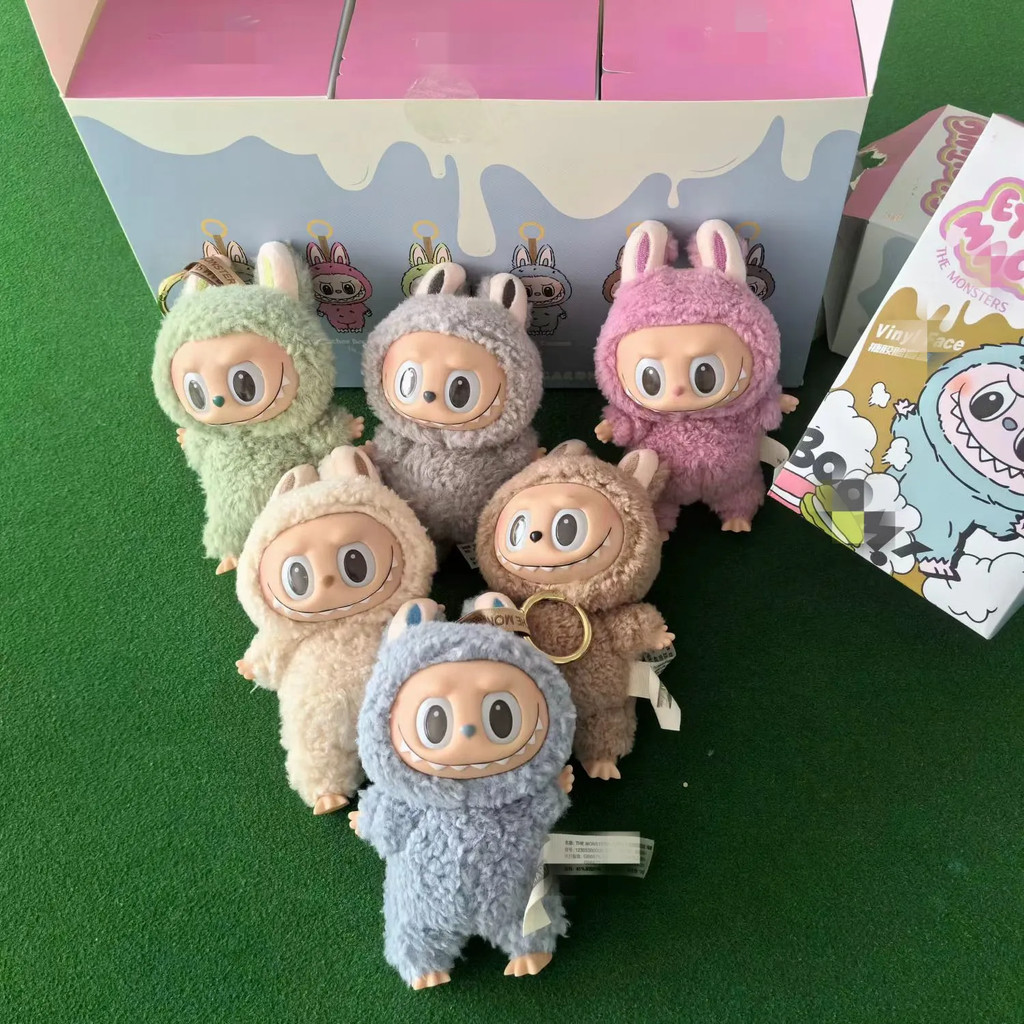 Labubu Heart Macaron Vinyl Face Mystery Box ของเล่นของขวัญ LABUBU รูป ...