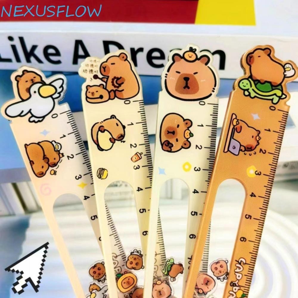 Nexusflow น่าเบื่อสั่นของเล่นไม้บรรทัด, Capybara แกว่งของเล่นนักเรียนไม้บรรทัดตรง,ความงามสูง ...