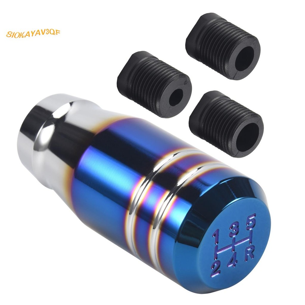 3 นิ้วเจ้าสาว Burnt Blue Universal Car 5 ความเร็วเกียร์ Shift Lever ...