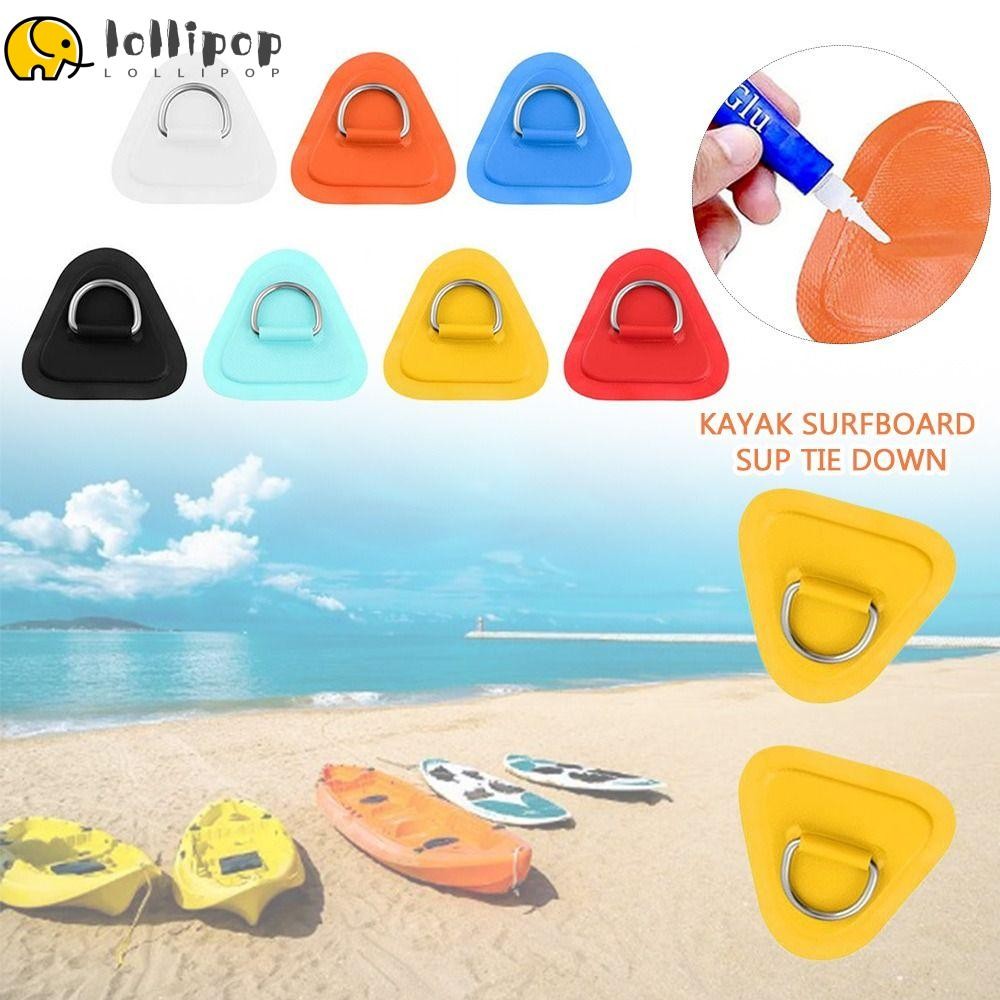 Lollipo1 Inflatable เรือ Patch, Raft Dinghy สแตนเลสสามเหลี่ยม D แหวน ...