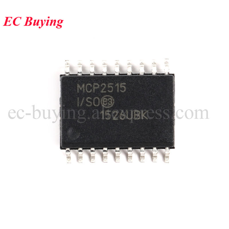 10 ชิ้น/1 ชิ้น MCP2515 MCP2515-I/SO MCP2515T-I/SO 2515 SOIC-18 ชิป CAN Bus Controller SPI IC ...