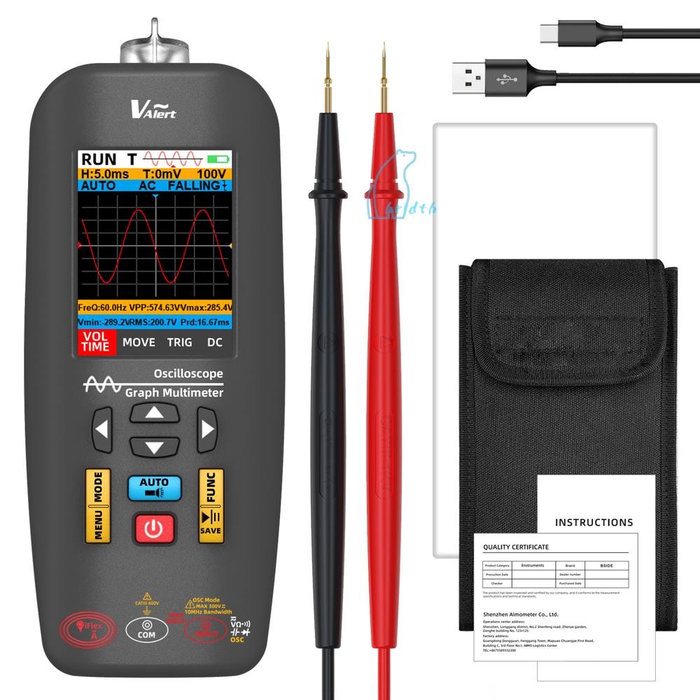 Bside Oscope เมตร 2.8 นิ้ว Tft ฟังก์ชั่น Diy เมตร 10mhz Tft จอแสดงผลมือ ...