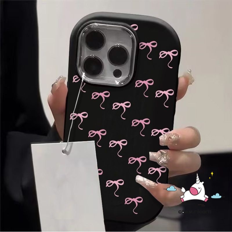 การ์ตูนแฟนตาซี Macron Bow น่ารักสีลูกกวาด Doodle กรณีสําหรับ IPhone 11 ...