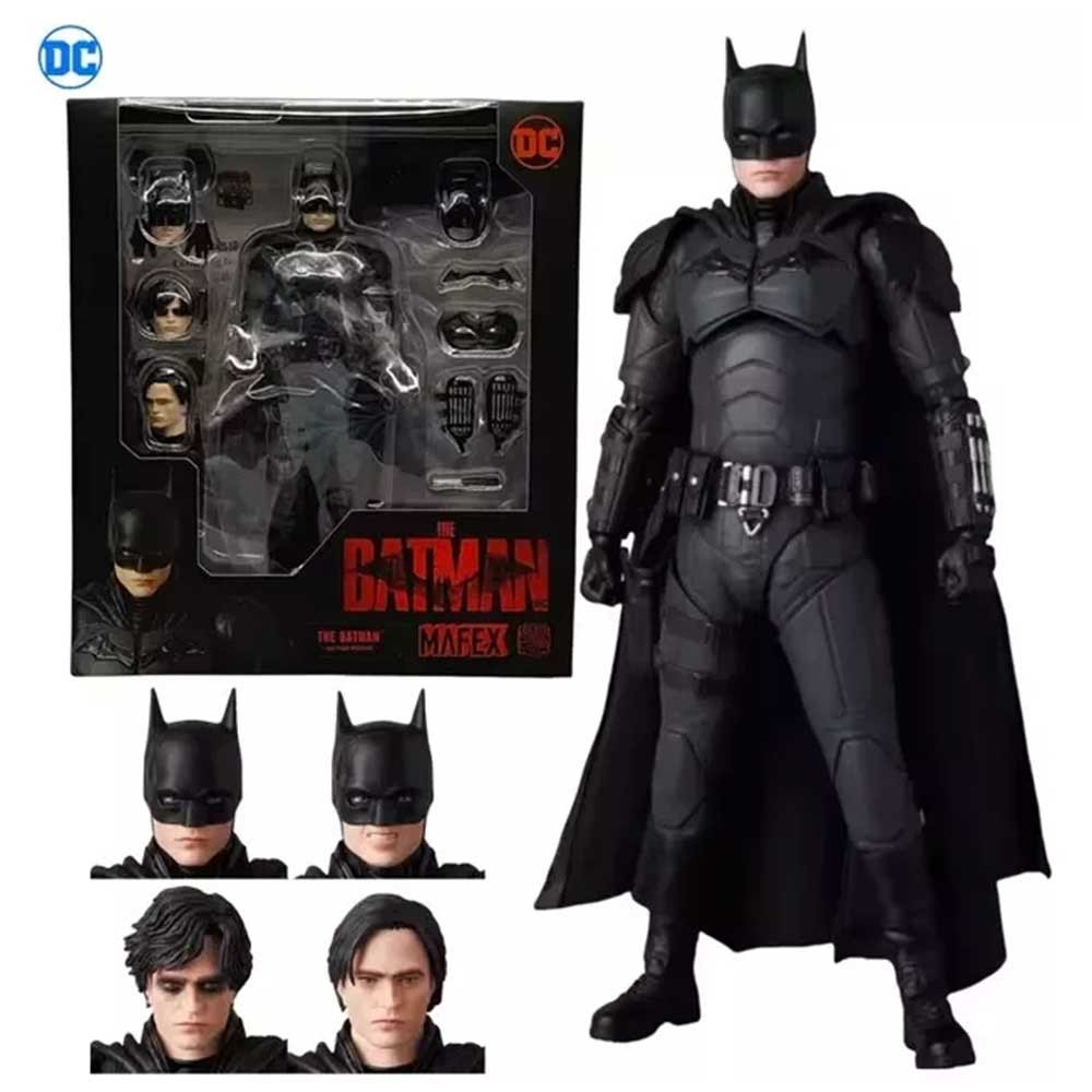 Medicom Toy Mafex No.188 The Batman ABS PVC Action Figure Marvel New ko ...