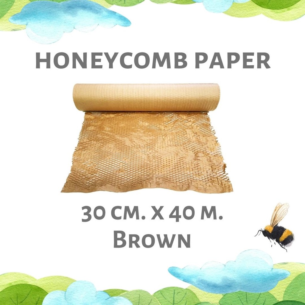กระดาษรังผึ้งกันกระแทก Honeycomb Paper ห่อของ กันกระแทก สไตล์มินิมอล ขนาด 30cm. x 40m. | Shopee ...