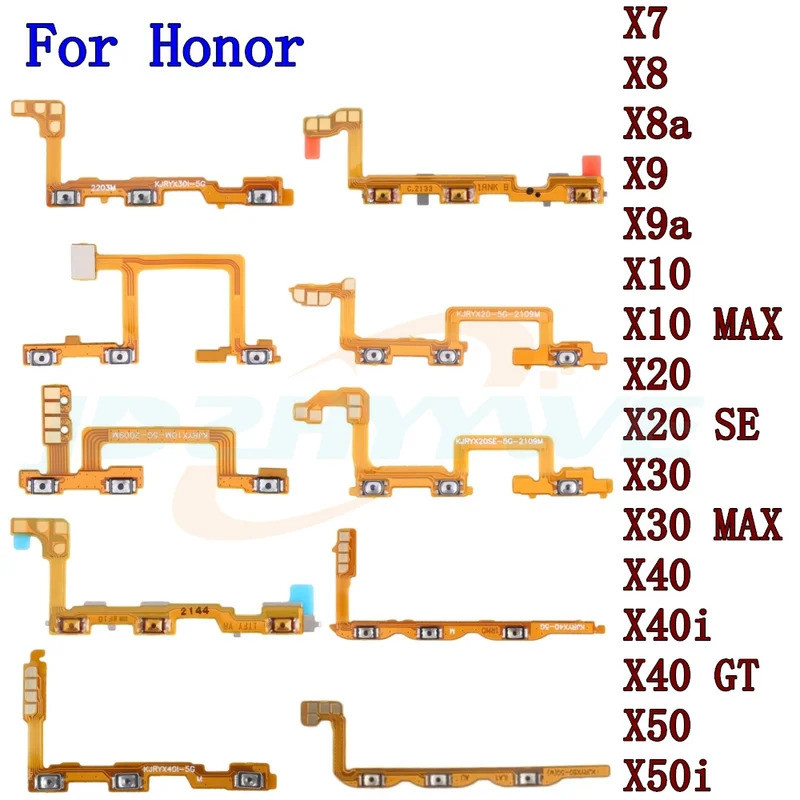 สำหรับ Honor X8a X9 X9a X10 X50 SE X8 MAX X30i X40 X40i ด้านข้างปุ่ม ...
