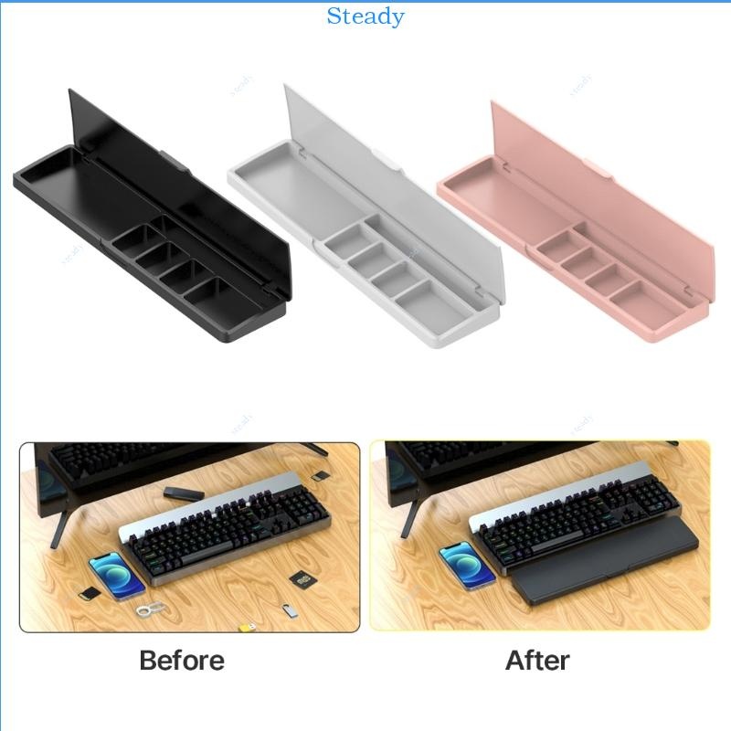 Steady Wrist Rest Pad คีย์บอร์ด Hand Rest พร้อม Partition Storage ...