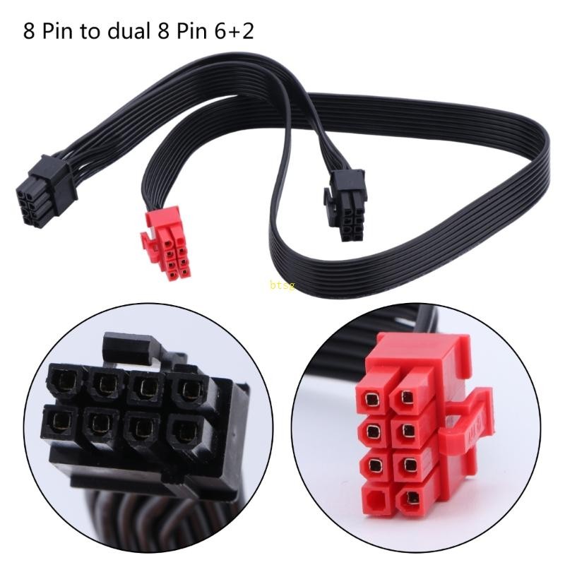 Bt Modular สาย 8Pin to Dual 8Pin 6 + 2 สําหรับ Toughpower 1000W 1200W ...