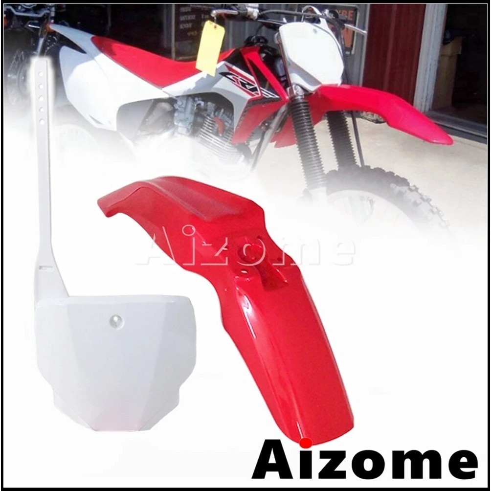 AI Motocross Front Plastic Number Plate Enduro Front Fender Cover For ...