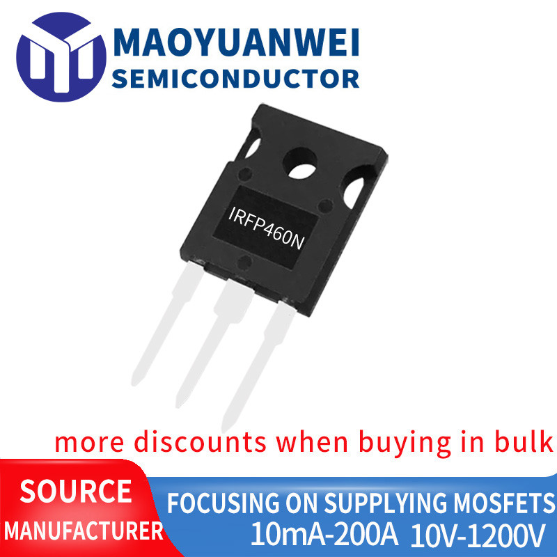 10pcs mosfet IRFP460 IRFP460N IRFP460A IRFP460LC TO-247 High Power Field Effect Tube | Shopee ...