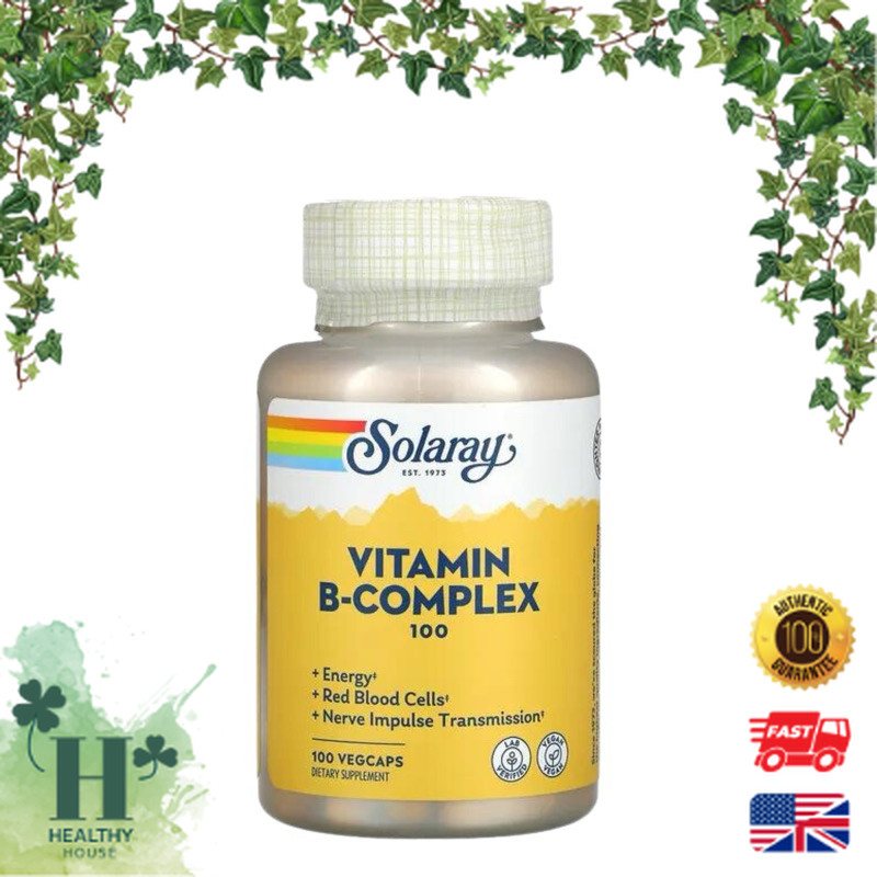 พร้อมส่ง Solaray Vitamin B-Complex Healthy Energy & Red Blood Cell วิ ...