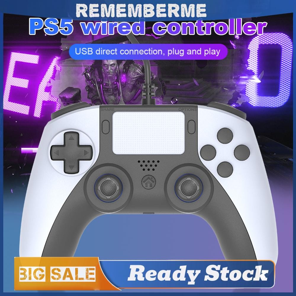 คอนโทรลเลอร์สําหรับเล่นเกมแบบมีสาย USB Gamepad Dual Vibration/6 แกน ...