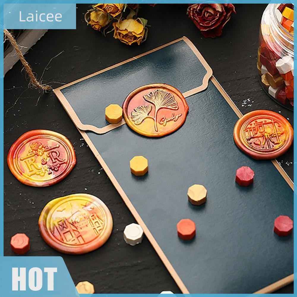 [Laicee.th] 100 ชิ้น Octagon Seal Wax ลูกปัด Retro Seal Stamp ลูกปัดสําหรับซองจดหมาย | Shopee ...