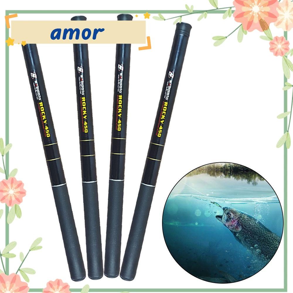 Amor12 คันเบ็ดแบบยืดไสลด์, Travel Portable Stream Hand Pole, Ultralight ...