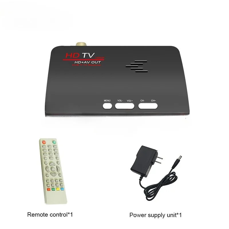 DVB-T2 แปลง 1080P Full HD DVB-T2 DVB-T USB HD TV Receiver Digital ...