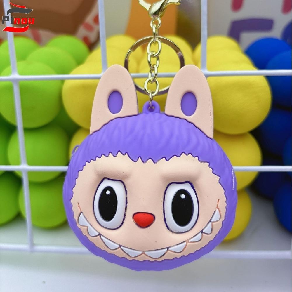 Pinou Labubu Zero กระเป๋าสตางค์, เรซิ่นอะนิเมะอุปกรณ์ต่อพ่วง Labubu พวง ...