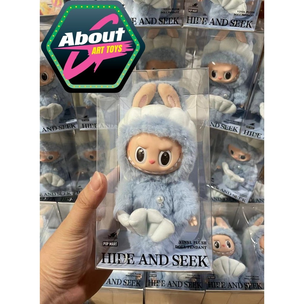 พรีออเดอร์ The Monster Labubu Hide And Seek Vinyl Plush Doll Pendant ...