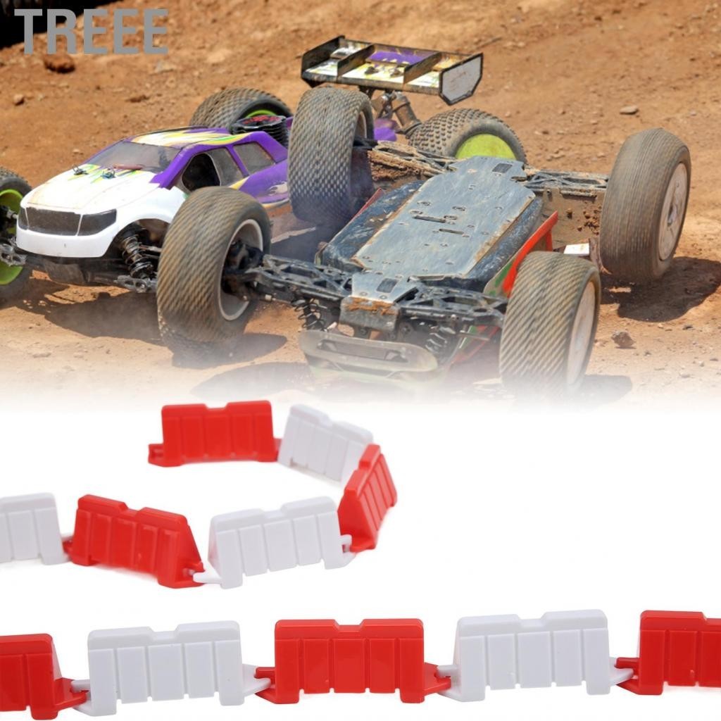 Treee RC Road Barrier รั้วจราจร 60 ชิ้นสำหรับอุปกรณ์เสริมในรถยนต์ ...