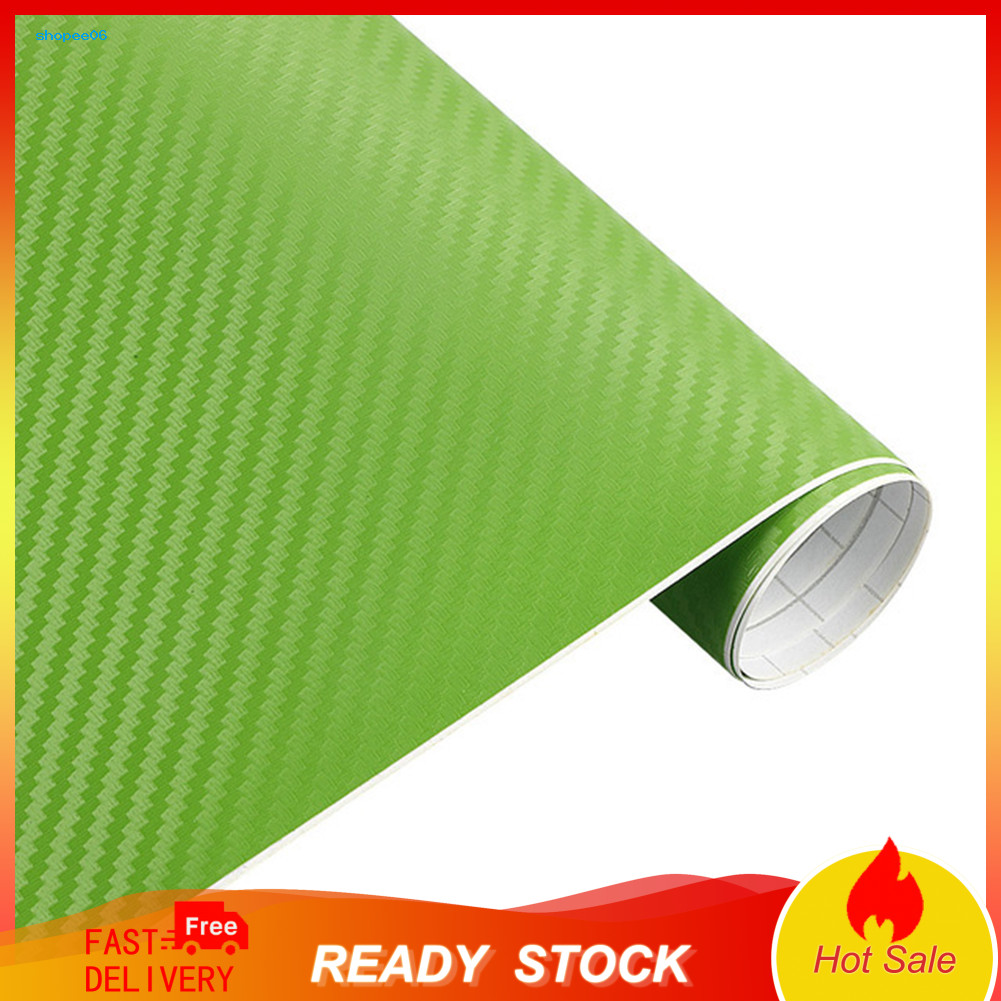 Setn 50x127 ซม. 3D คาร์บอนไฟเบอร์ Auto Car Body เปลี่ยนสีตกแต่งภายในสติกเกอร์ฟิล์ม | Shopee Thailand