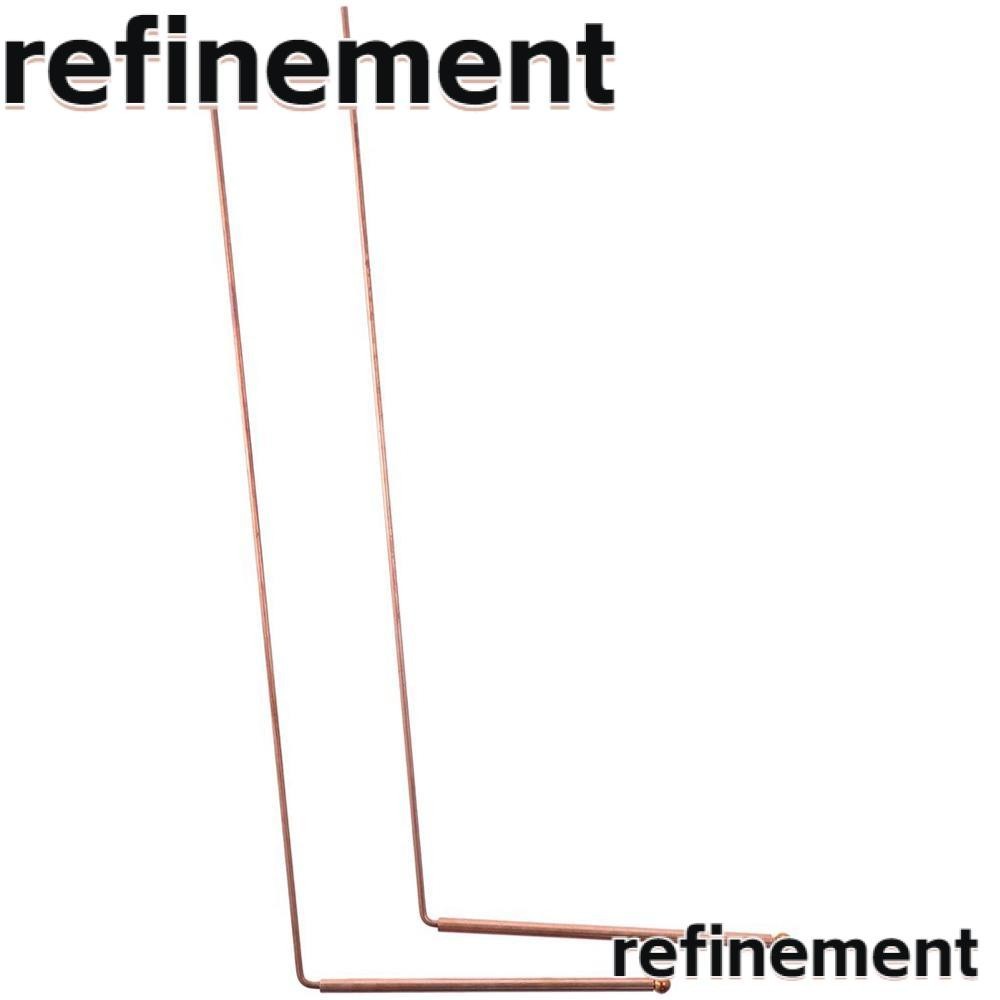 Refinement 2PCS Dowsing Rods, 99.9% Copper Pure Copper Ghost อุปกรณ์ล่า ...