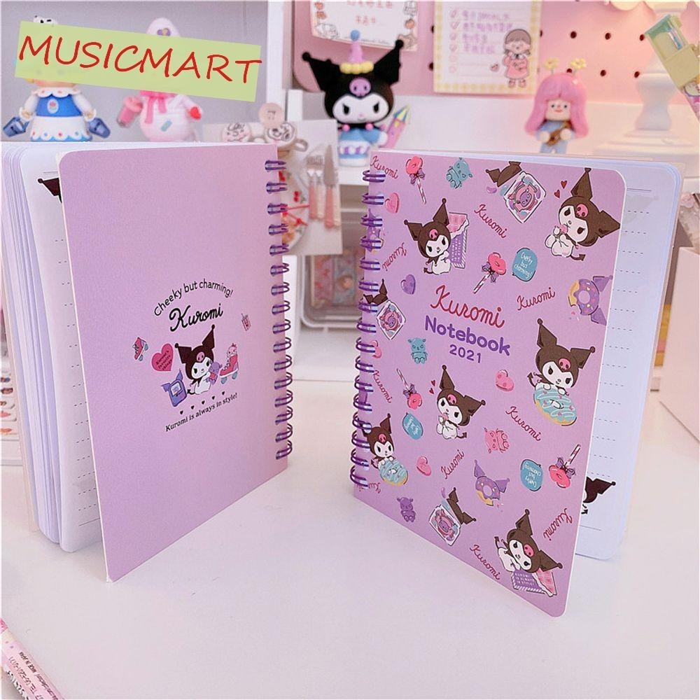 Musicmart Kuromi Notebook Binder Cover Planner Daily Plan Anime Series ...