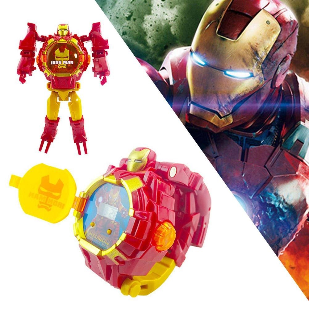 อะนิเมะ Shape-Shifting ของเล่น Superhero Mecha นาฬิกา Shape-Shifting ...
